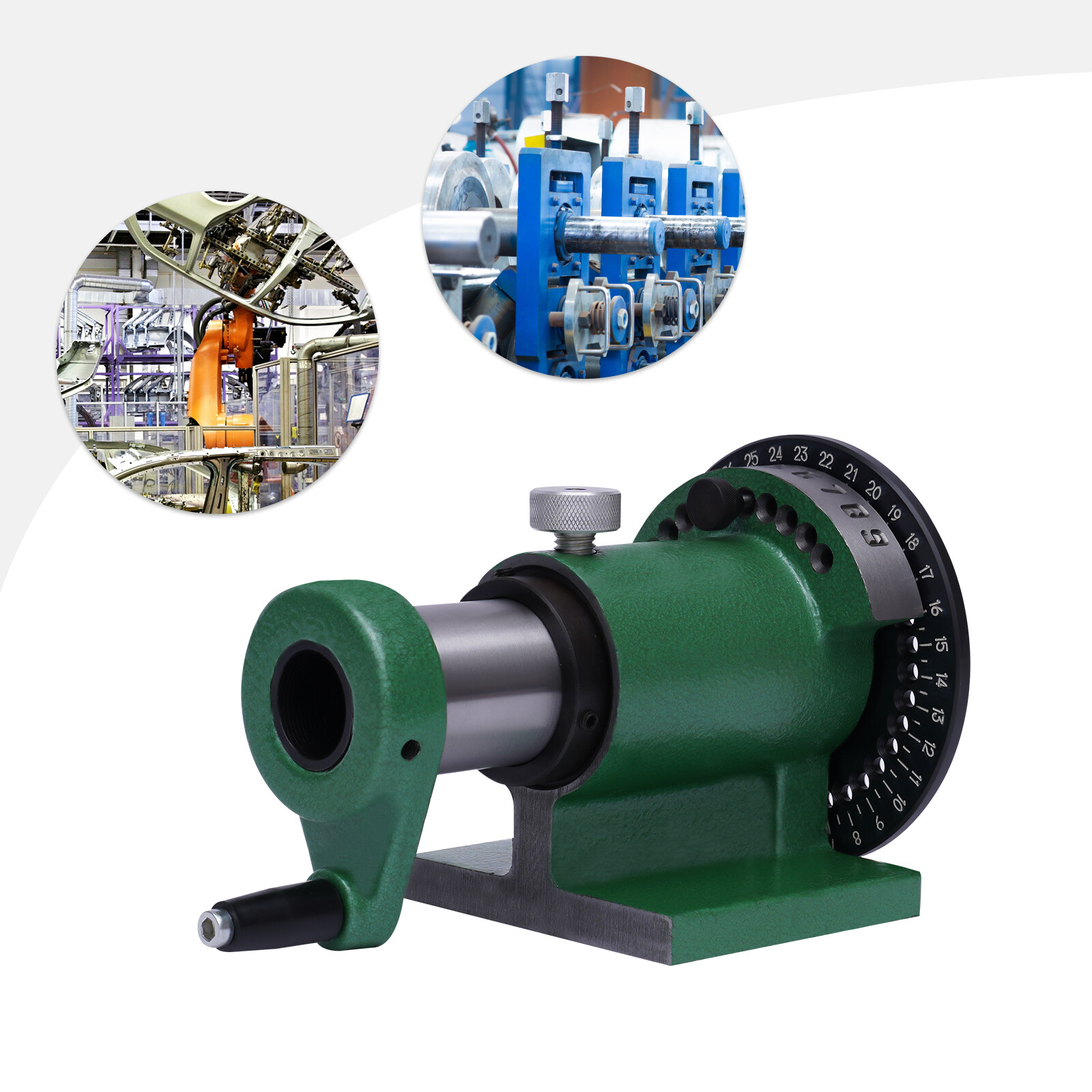 PF70/5C Collet Indexer Precision Indexing Fixture Spin Index Fixture ...